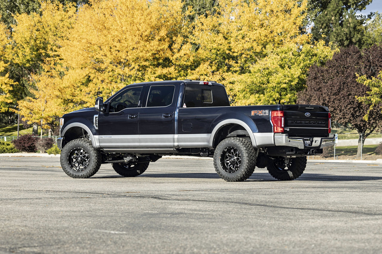 2022 Ford F350 Lariat - Fuel LETHAL - Black | Wheel Pros